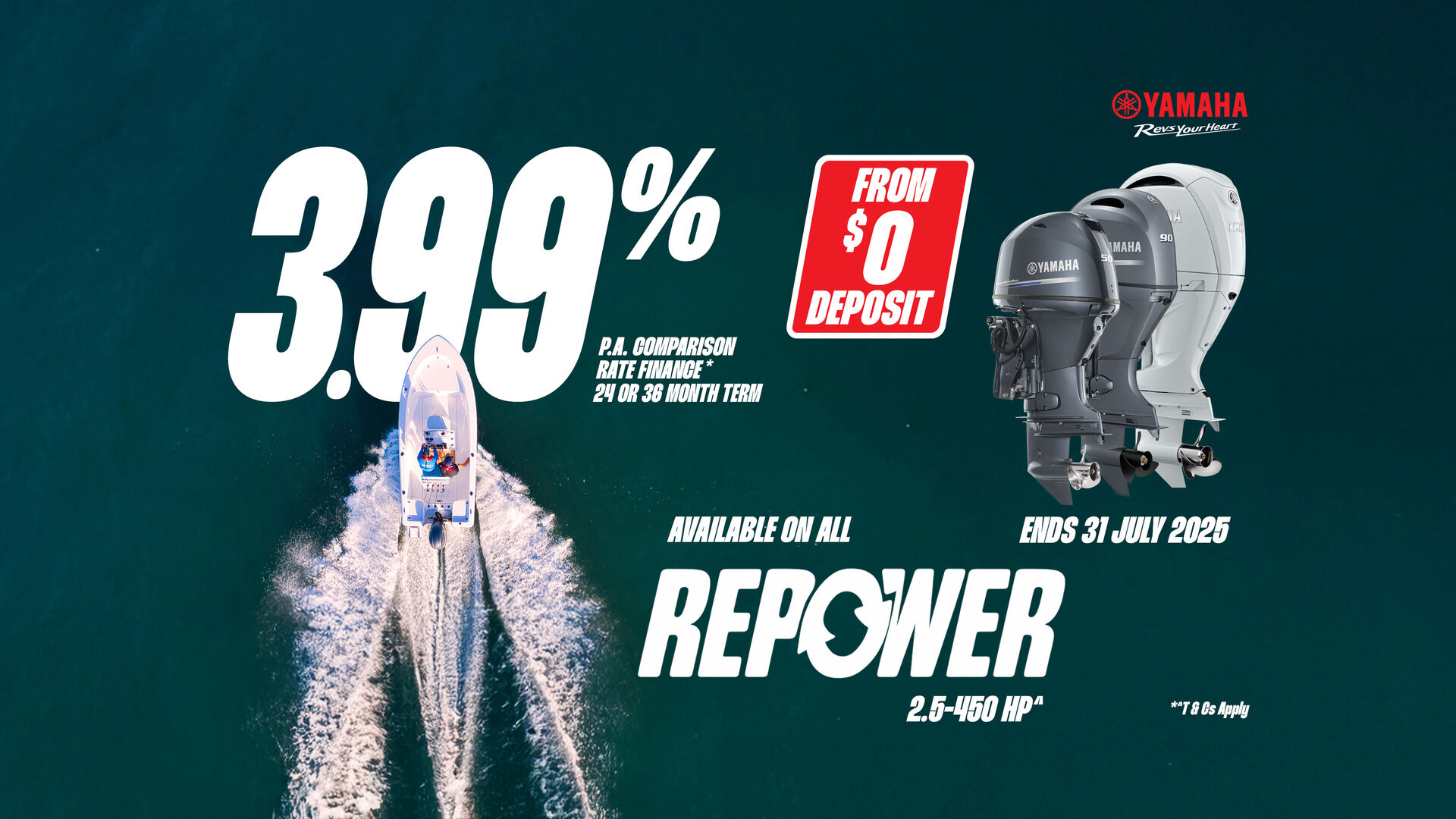 Repower Your Boat With Yamaha Finance | Diptech Performance